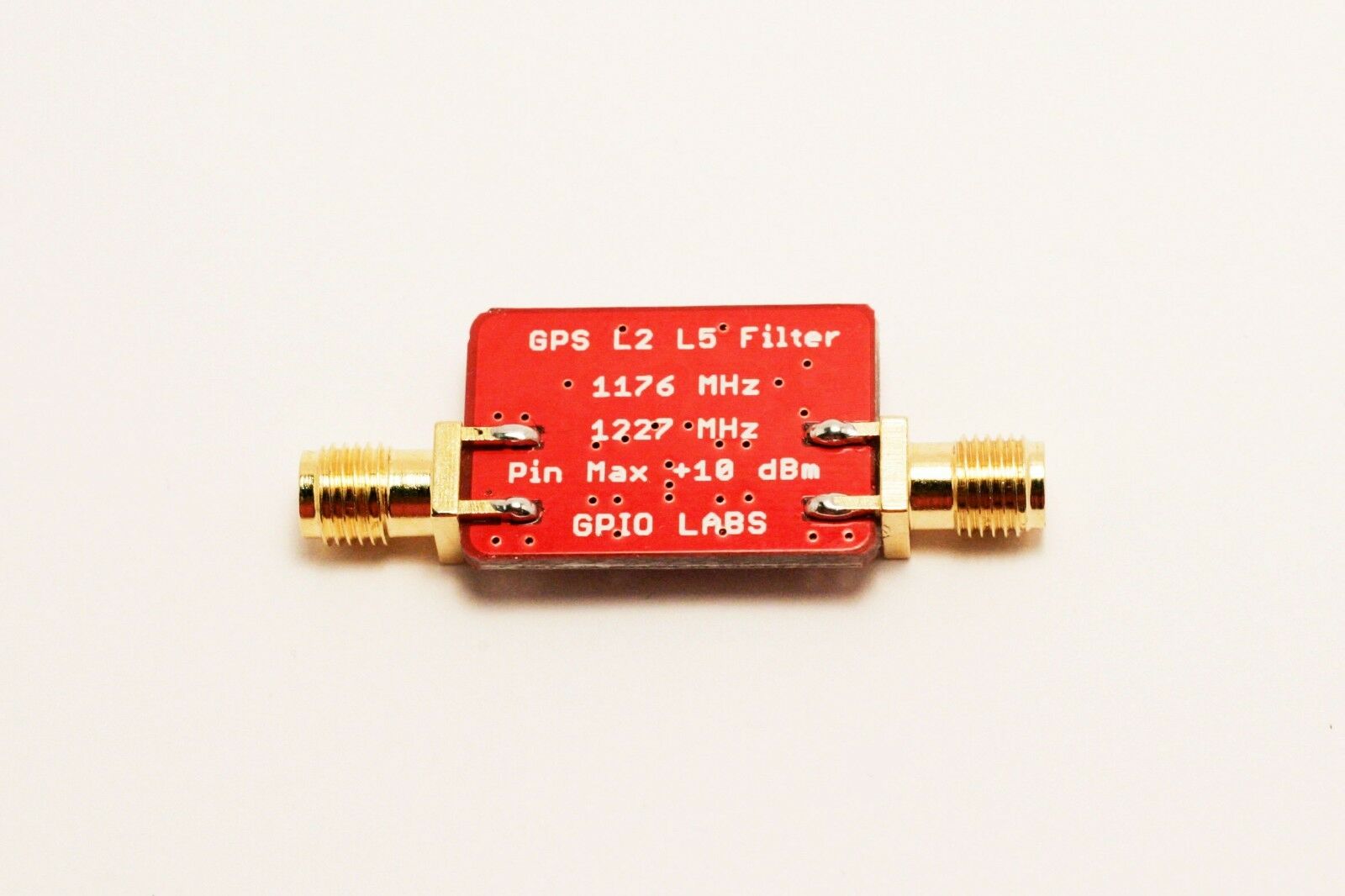 1227 MHz GPS L2 and 1176 MHz GPS L5 Bandpass Filter – GPIO LABS
