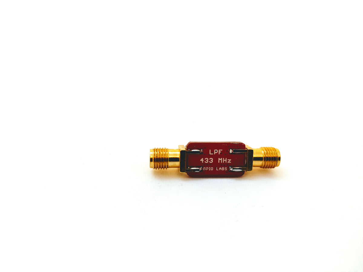 433 MHz Low pass filter for High Power (2 Watt) Applications – GPIO LABS